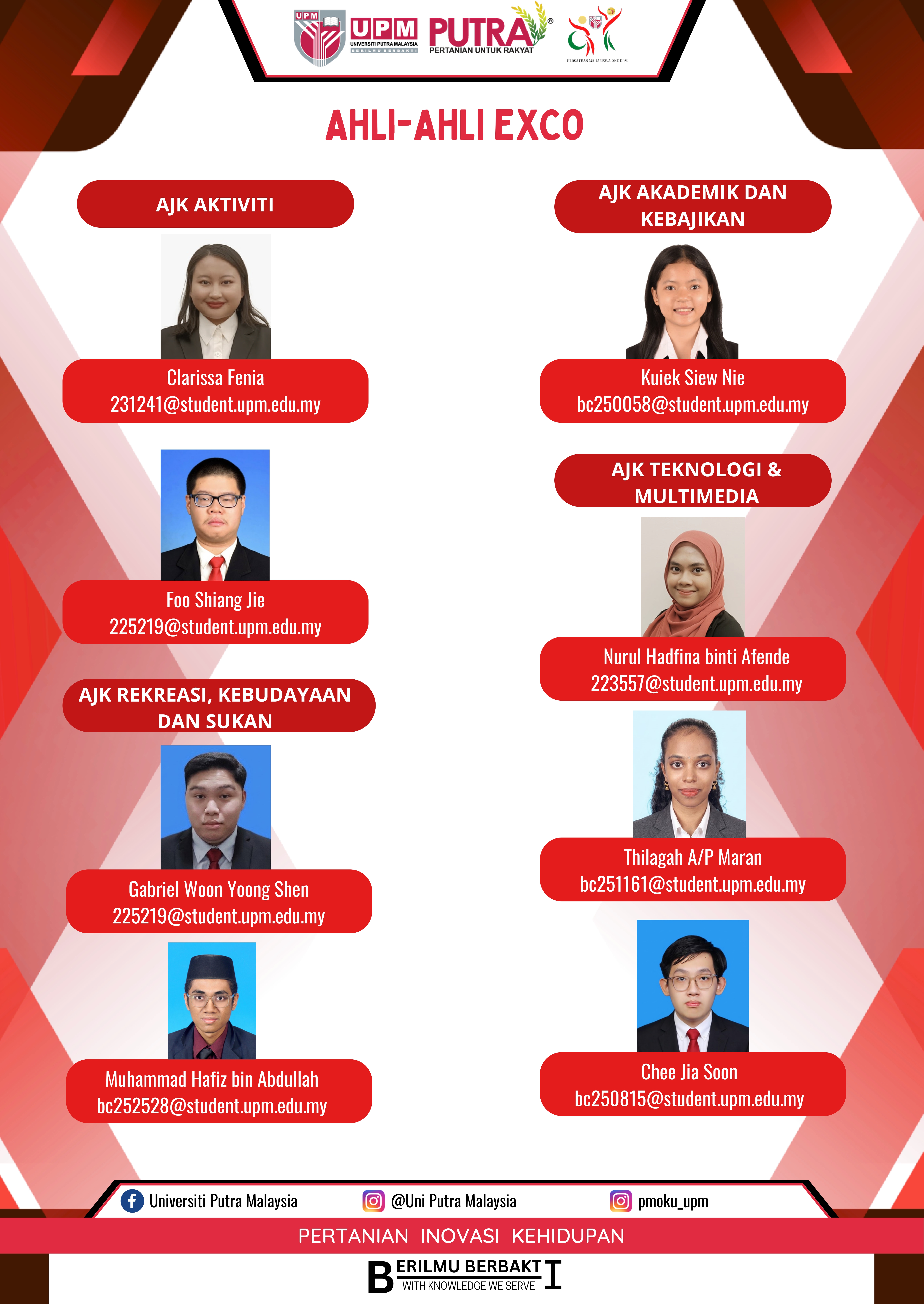ORGANIZATIONAL CHART OF THE UPM DISABLED STUDENTS ASSOCIATION (OKU) FOR ...